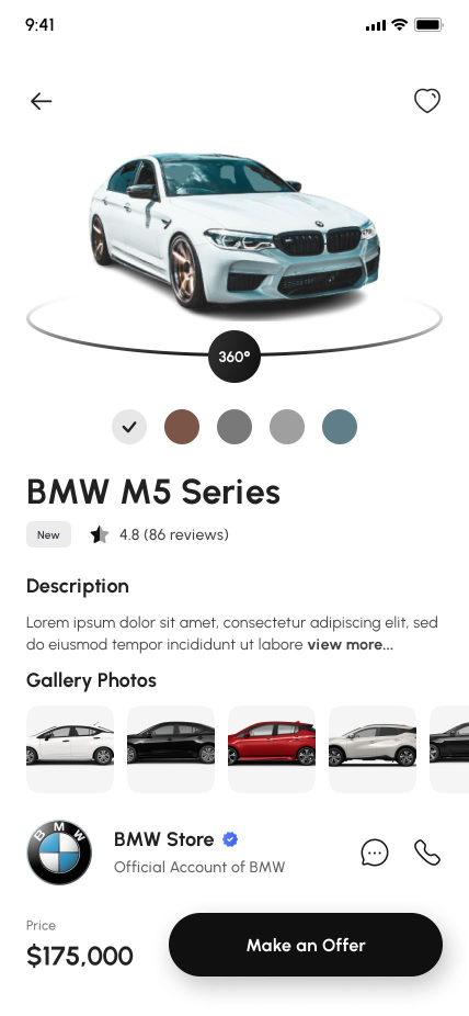 Cara - Car Rental React Native CLI App Ui Kit by lalastudio12 | CodeCanyon