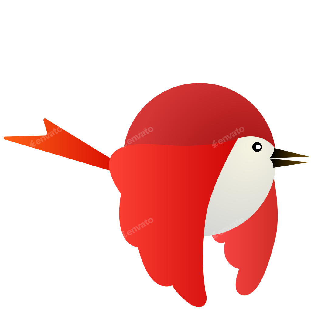 Cute Birds Pack - 6 Birds | 4 Animations Sprite for Games, Game Assets