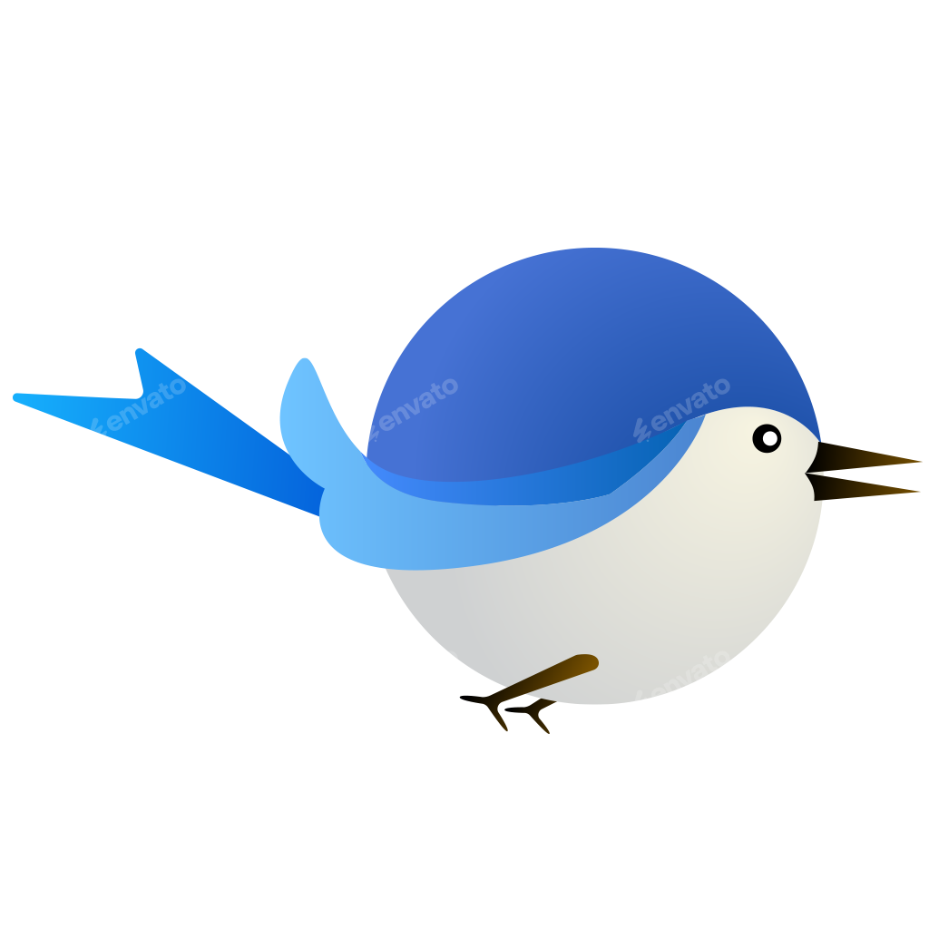 Cute Birds Pack - 6 Birds | 4 Animations Sprite for Games, Game Assets