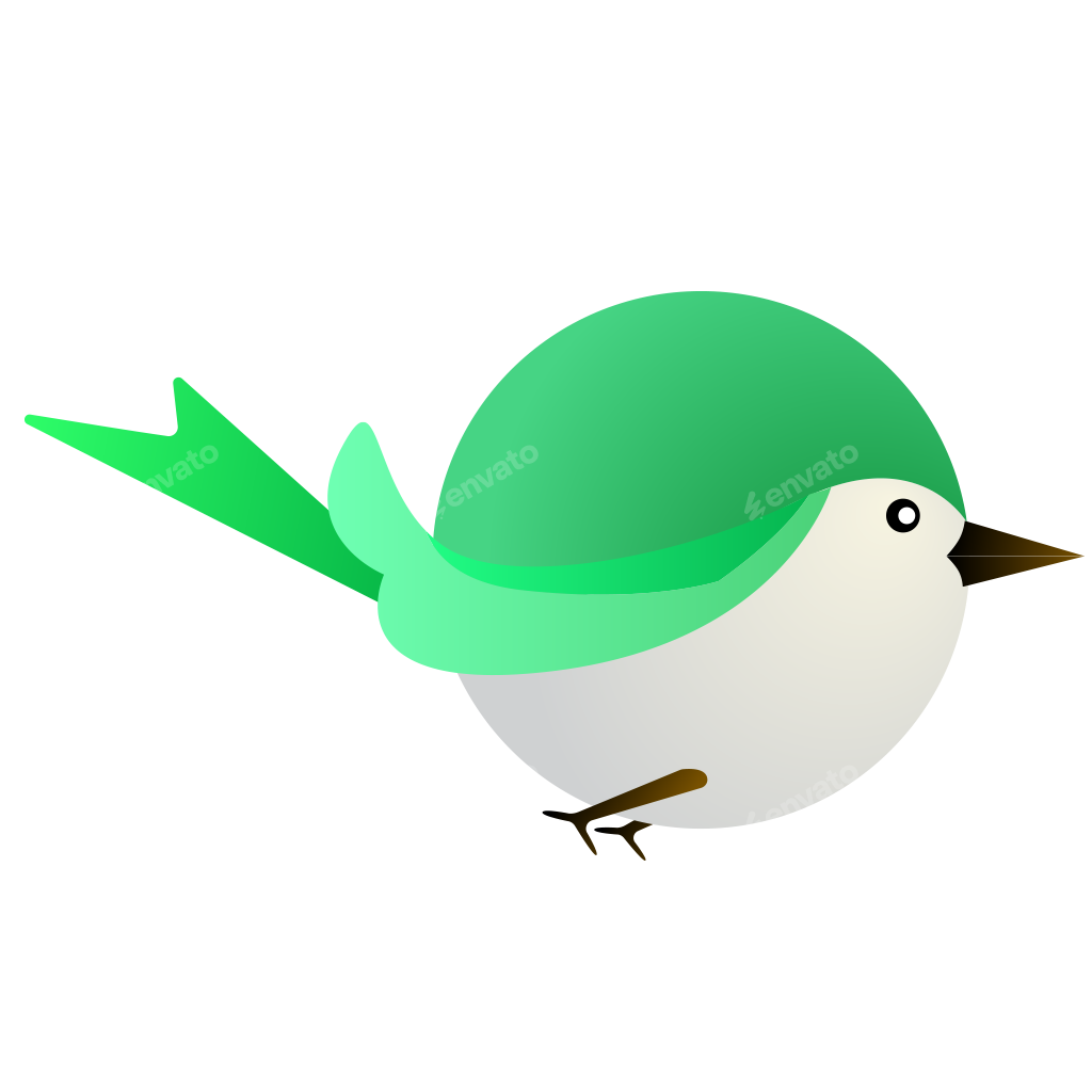 Cute Birds Pack - 6 Birds | 4 Animations Sprite for Games, Game Assets