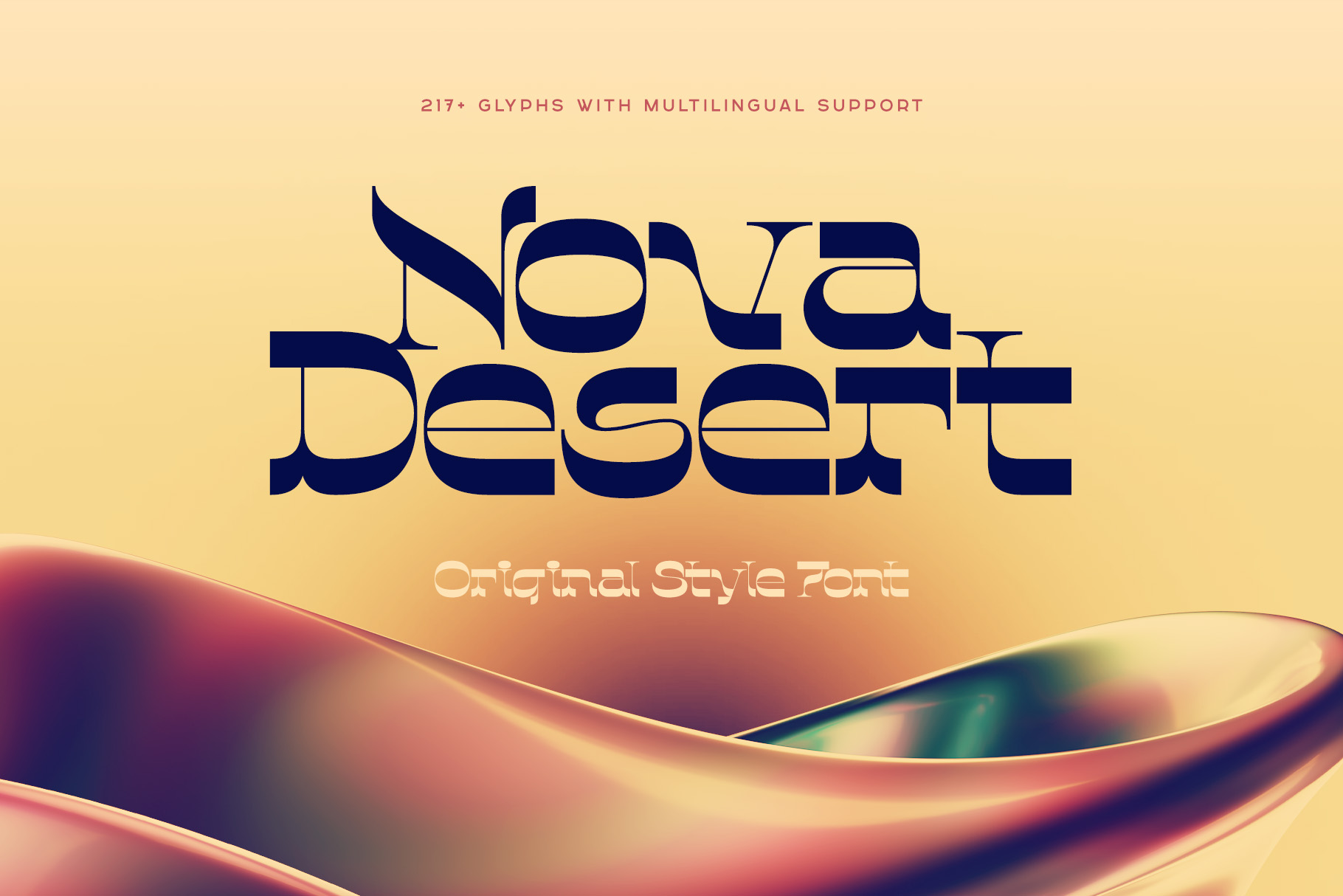 Nova Desert — Original Style font, Fonts | GraphicRiver