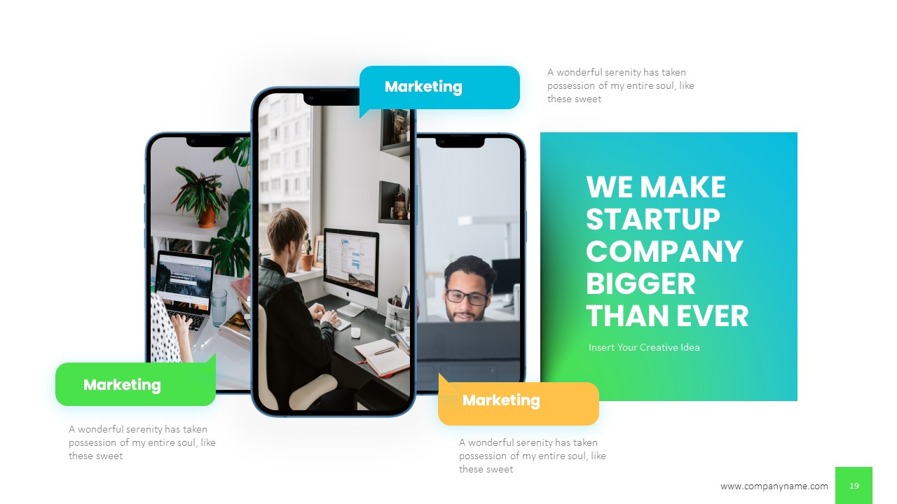 Mobile Mockup PowerPoint Presentation, Presentation Templates ...