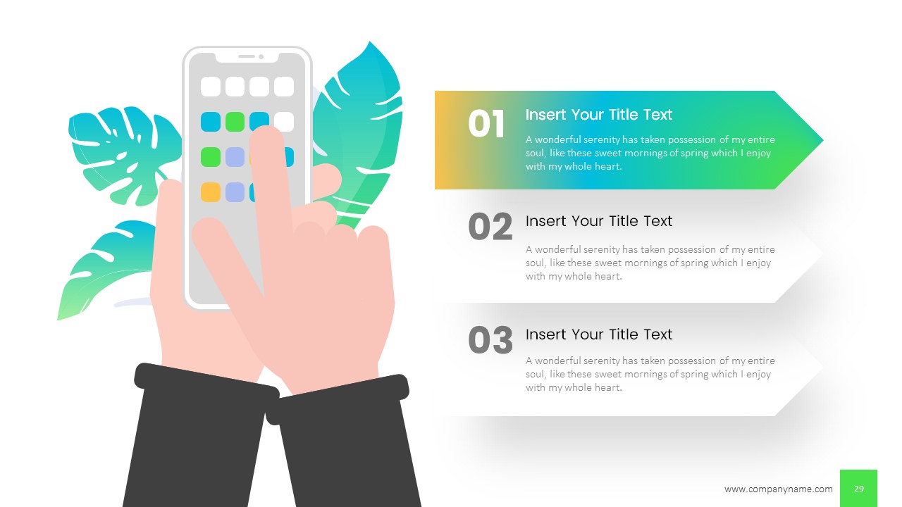 Mobile Mockup PowerPoint Presentation, Presentation Templates ...