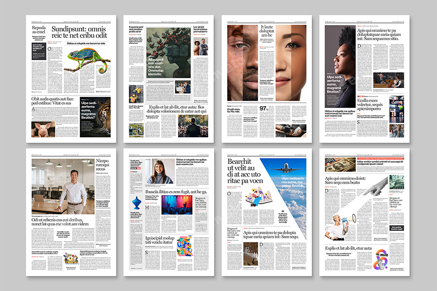 Digital Newspaper Template, Print Templates | GraphicRiver