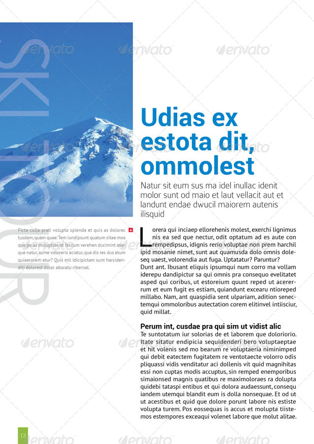 Pag 50 Pages Magazine, Print Templates | GraphicRiver