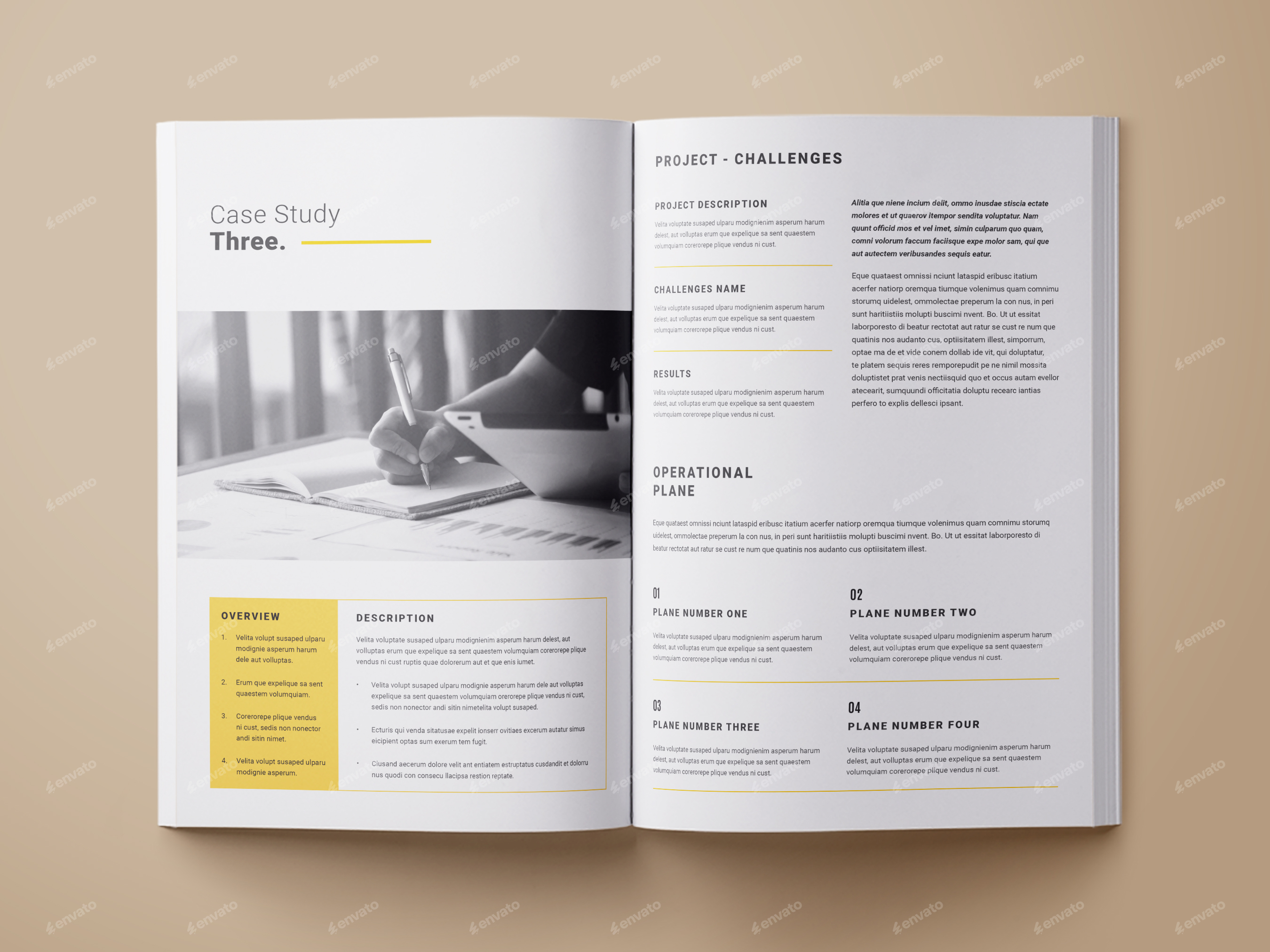 Case Study Template | Canva, MS Word, InDesign, PowerPoint, Print Templates