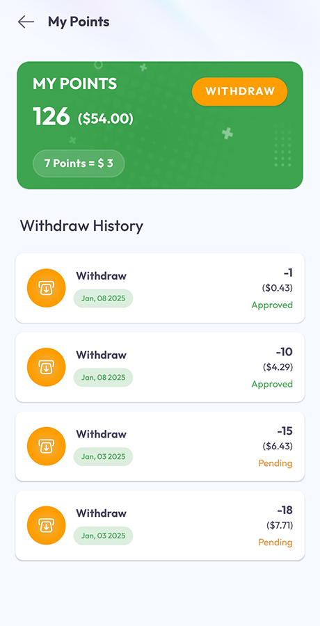 Social Media Android App With Reward Point System - Post, Like & Earn ...