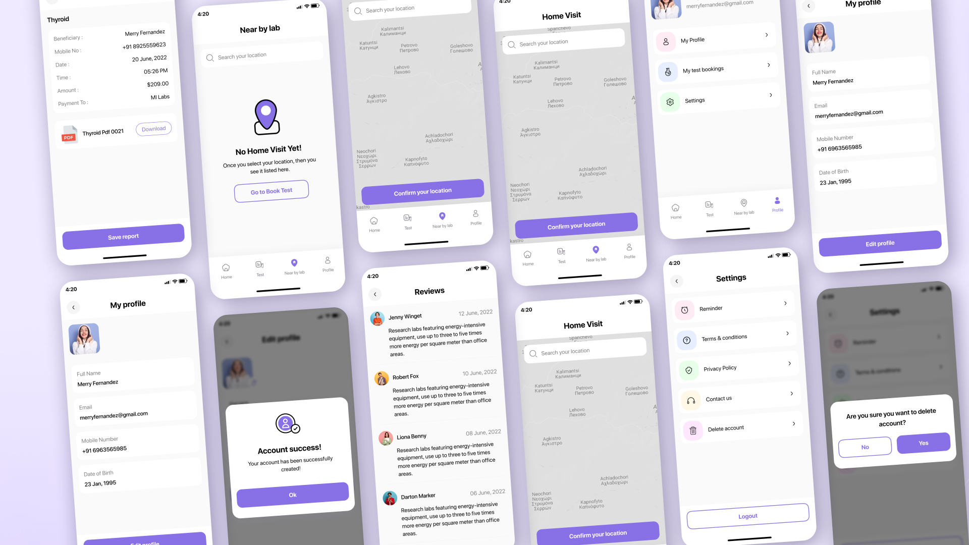 Pathology: Book Lab Testing Full App in Flutter with Node.js Backend ...