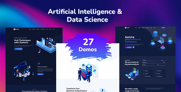 Anada - Artificial Intelligence & Data Science by validthemes | ThemeForest