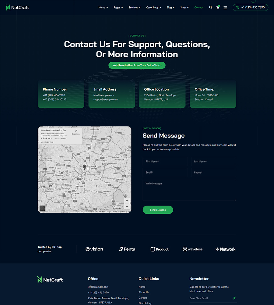 NetCraft - Digital Marketing Agency WordPress Theme by Potenzaglobalsolutions