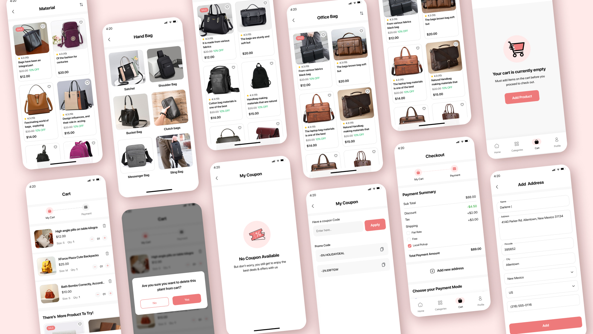 Bag Store App - E-commerce Store app in Flutter 3.x (Android, iOS) with WooCommerce Full App by ...