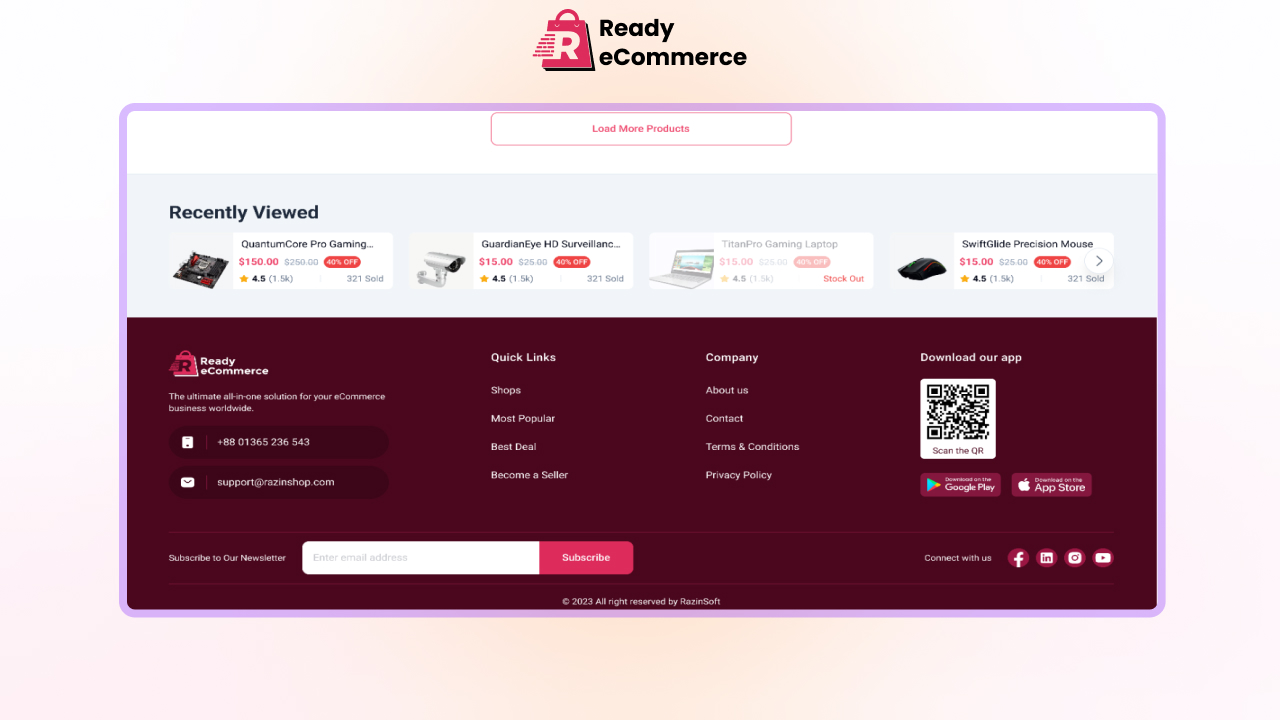 Ready eCommerce - Complete Multi Vendor eCommerce Mobile App, Customer ...