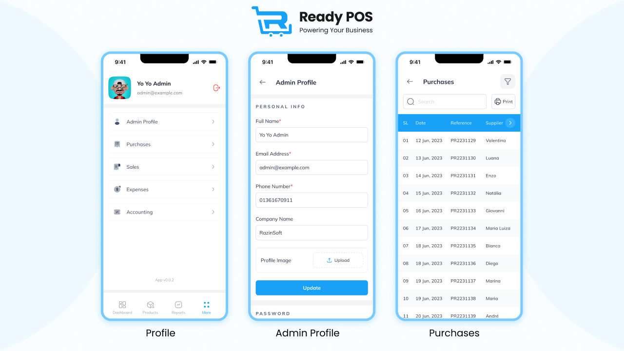 Ready POS - Mobile POS Inventory Management System Addon by razinsoft