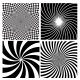 Black and White Hypnotic Background., Vectors | GraphicRiver