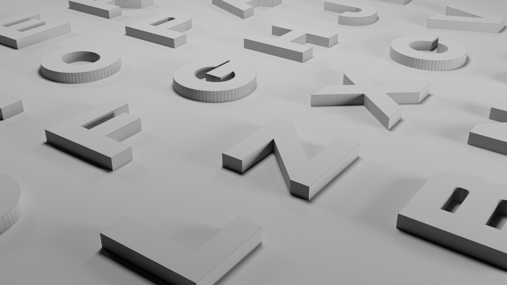 3D Letters 3D print model by p3rless | 3DOcean