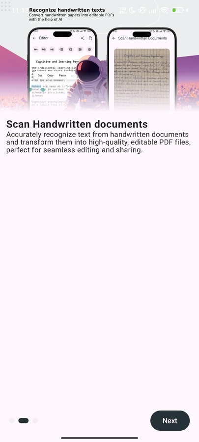 Handwritten Notes/Documents AI OCR Scanner & PDF/CSV files Creator ...