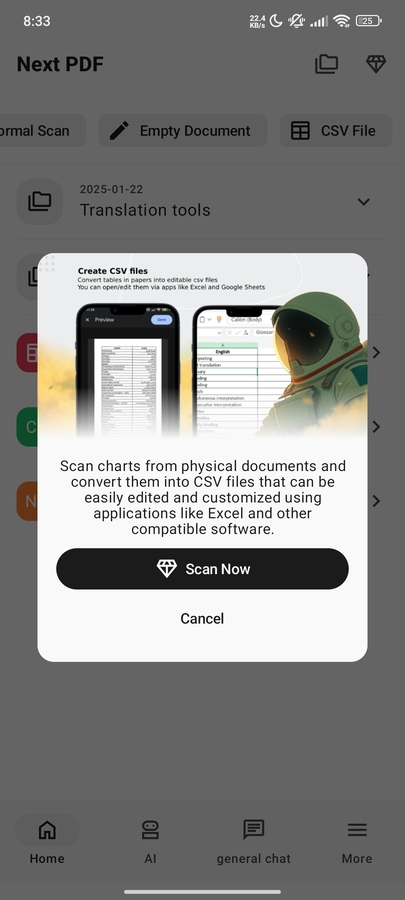 Handwritten Notes/Documents AI OCR Scanner & PDF/CSV files Creator ...