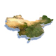 China Terrain Map by TurboCG | 3DOcean