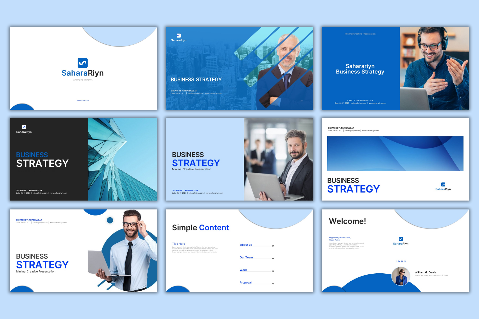 Business Strategy PowerPoint Template., Presentation Templates ...