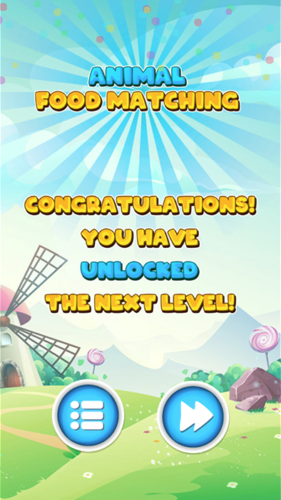 Animal Food Matching Kids Learning Game ( Construct 3 | C3P | HTML5 ...