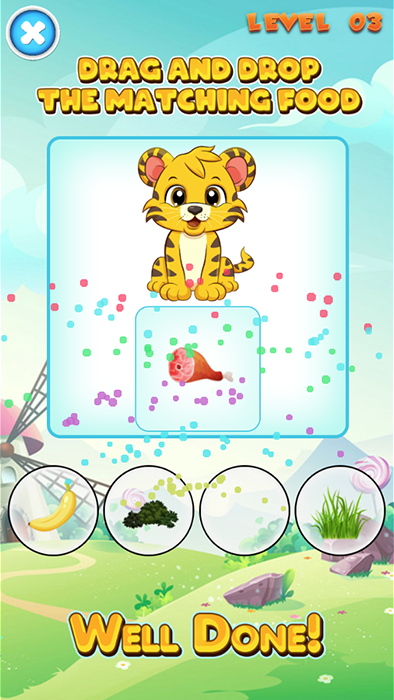 Animal Food Matching Kids Learning Game ( Construct 3 | C3P | HTML5 ...