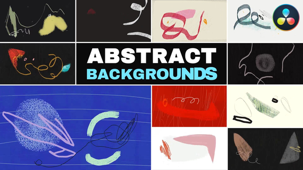 Abstract Scribble Looped Backgrounds | DaVinci Resolve, DaVinci Resolve ...