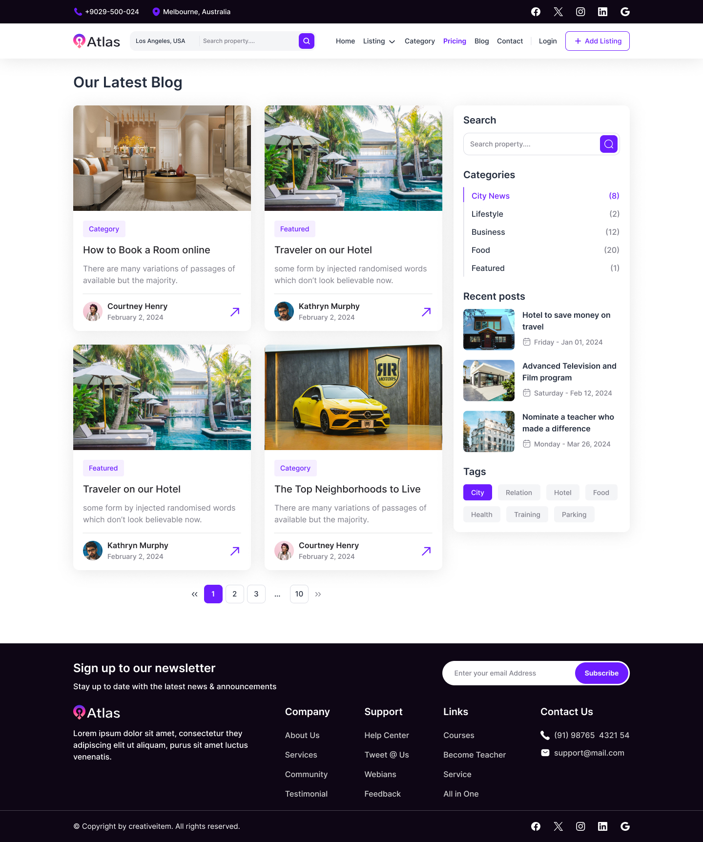 Atlas Laravel Business Directory Listing by Creativeitem | CodeCanyon