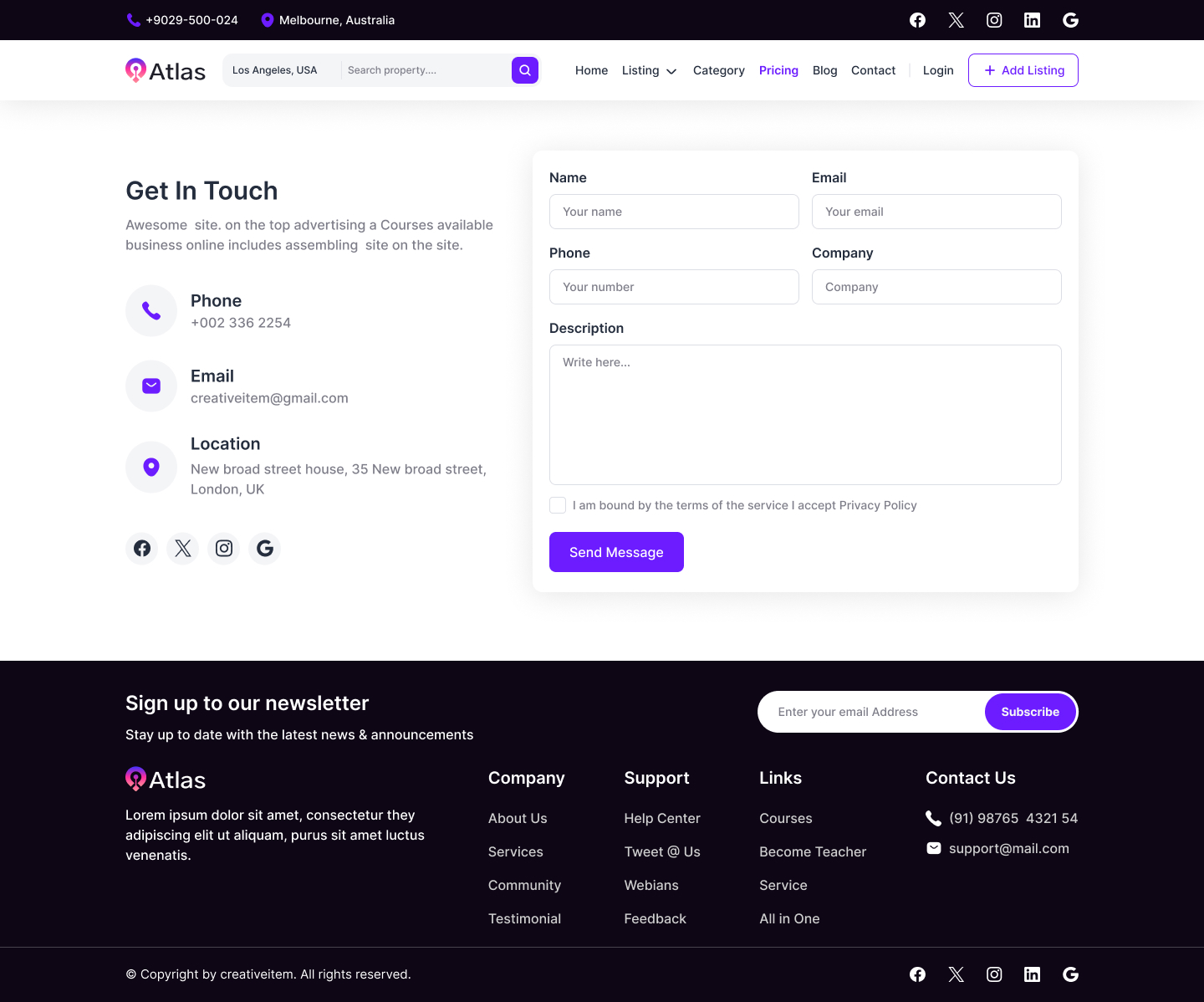 Atlas Laravel Business Directory Listing by Creativeitem | CodeCanyon