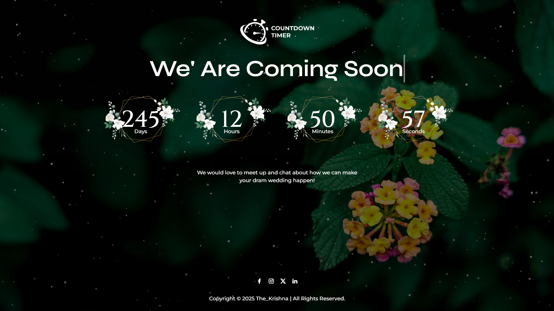 Coming Soon Countdown Timer Layout Template - Pro Counter by The_Krishna