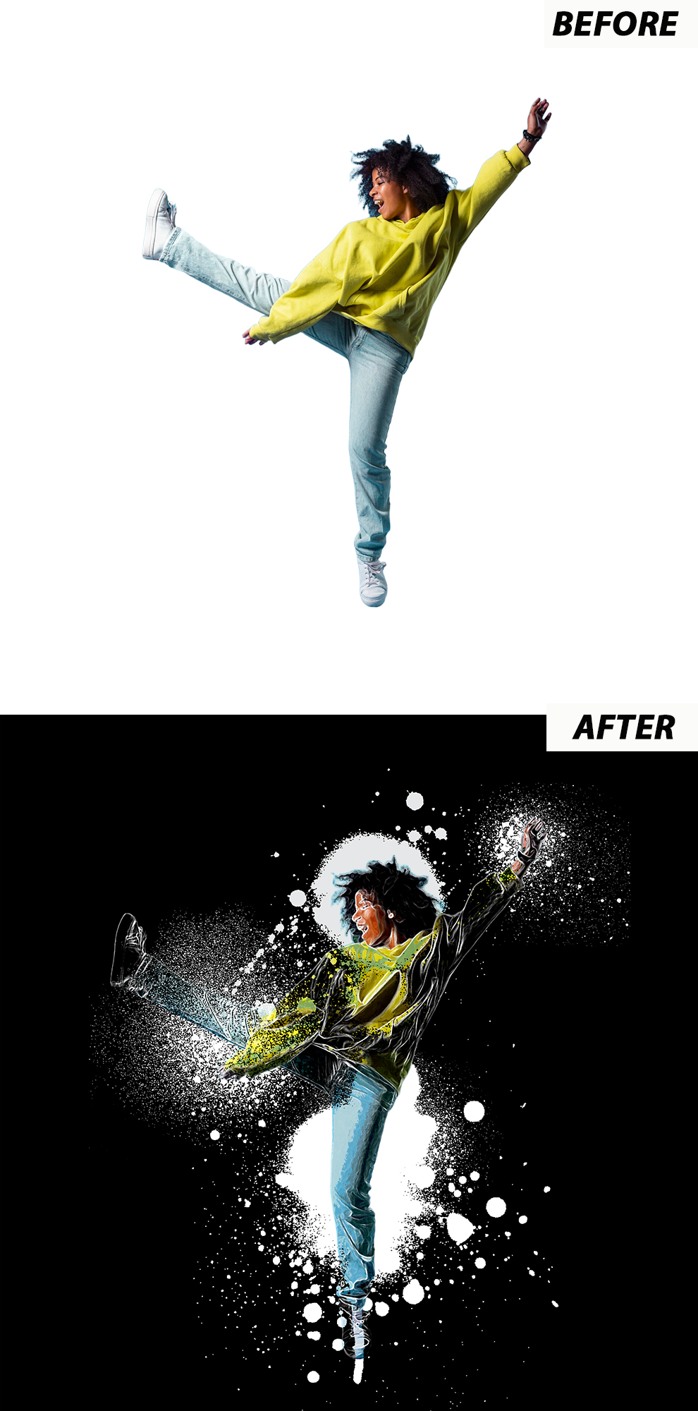 Paint Splatter Photoshop Template, Add-ons | GraphicRiver