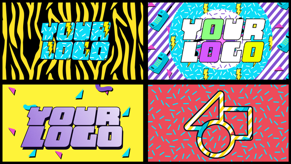 Retro 90s Fun Logo, After Effects Project Files | VideoHive