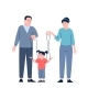 Parents Manipulating Child, Vectors | GraphicRiver