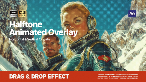 Halftone Overlay, After Effects Project Files | VideoHive