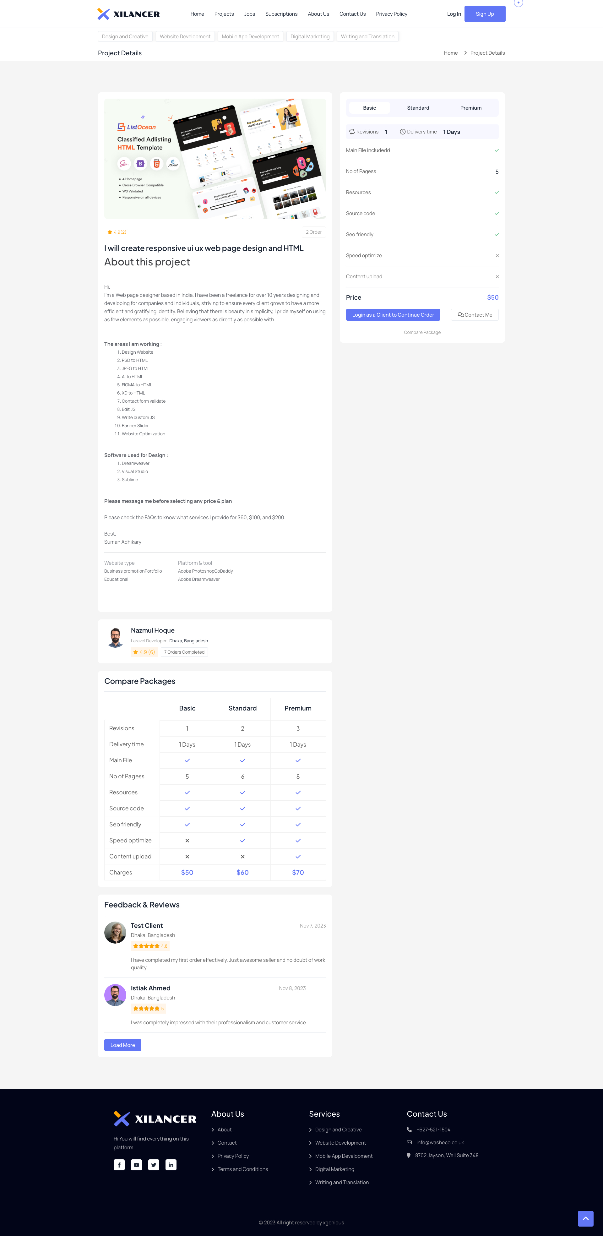 Xilancer Bundle – Freelancer Marketplace Platform with Services & Projects by xgenious