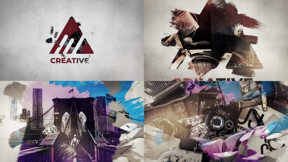 Brush Slideshow Intro, Premiere Pro Templates | VideoHive