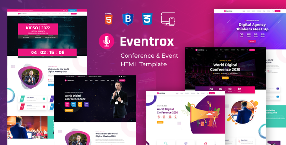 Eventrox - Conference and Event HTML Template by expert-Themes ...
