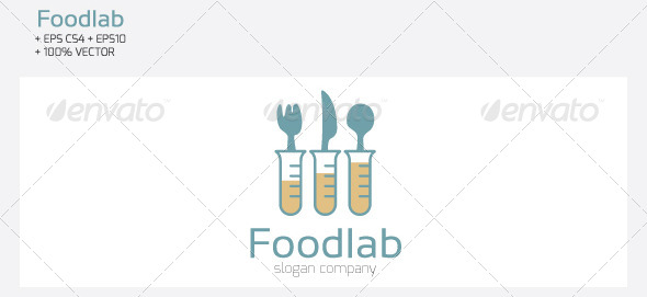 FoodLab Logo, Logo Templates | GraphicRiver