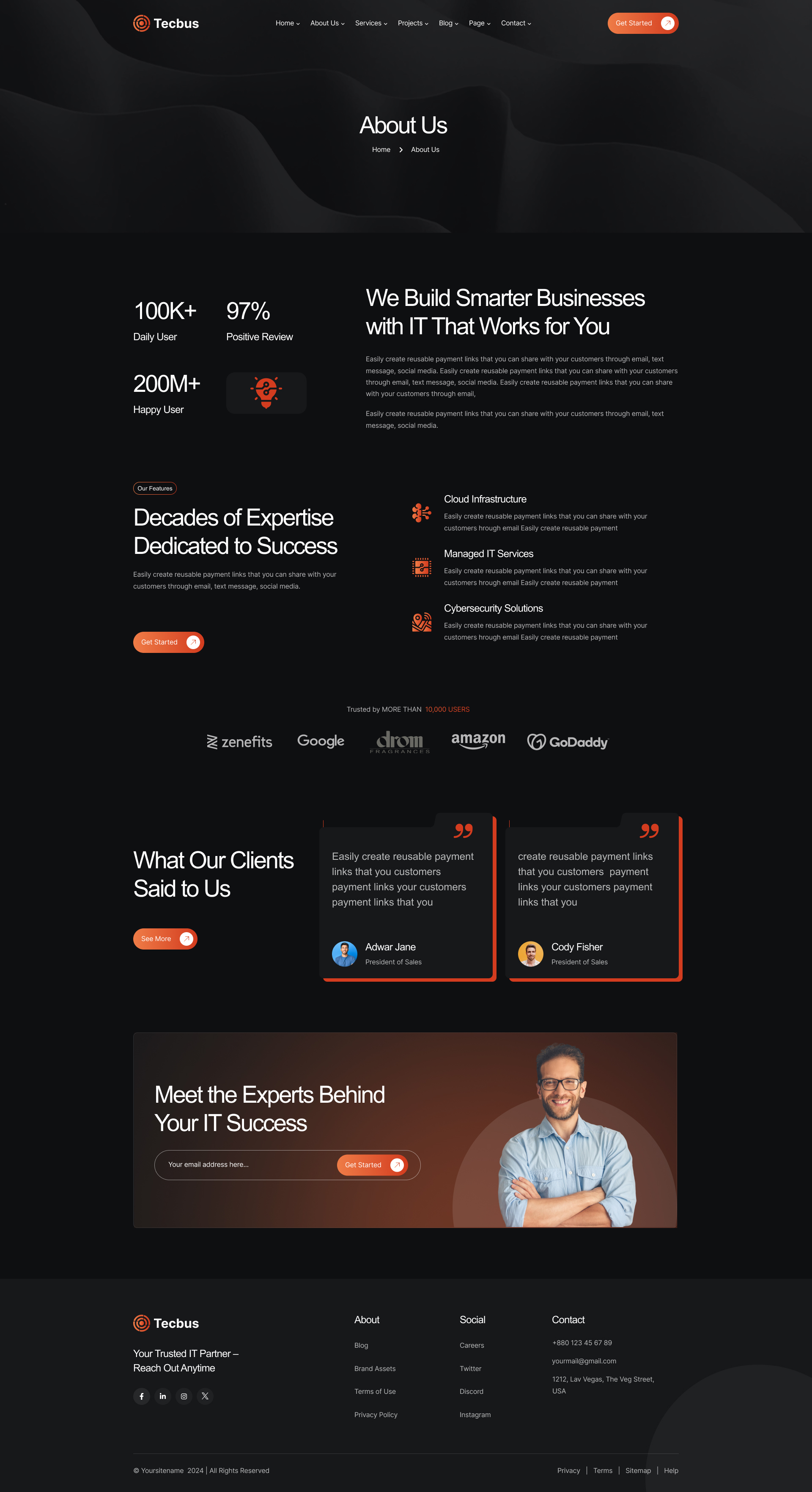 Tecbus - Technology & IT Solutions Figma Template by Mugli | ThemeForest