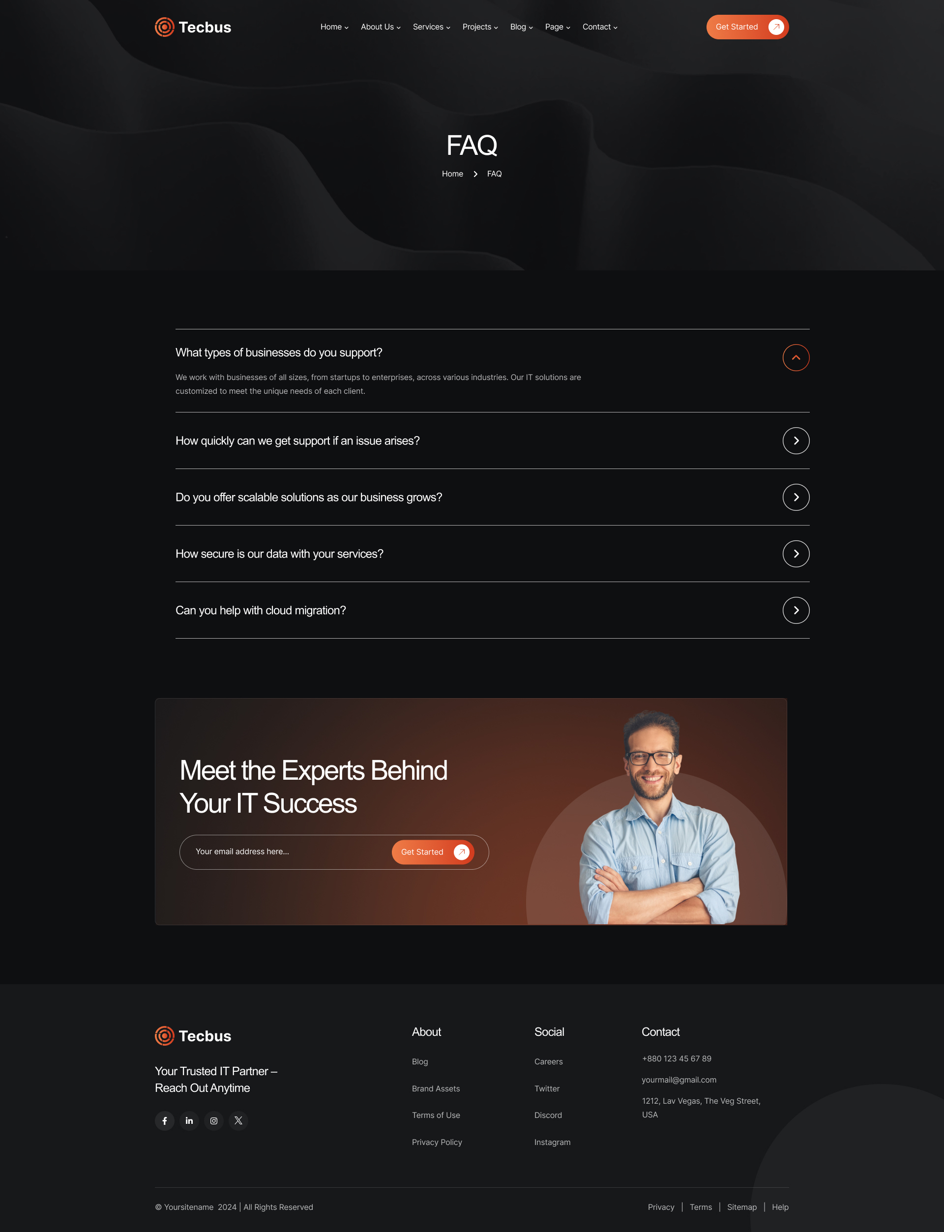 Tecbus - Technology & IT Solutions Figma Template by Mugli | ThemeForest