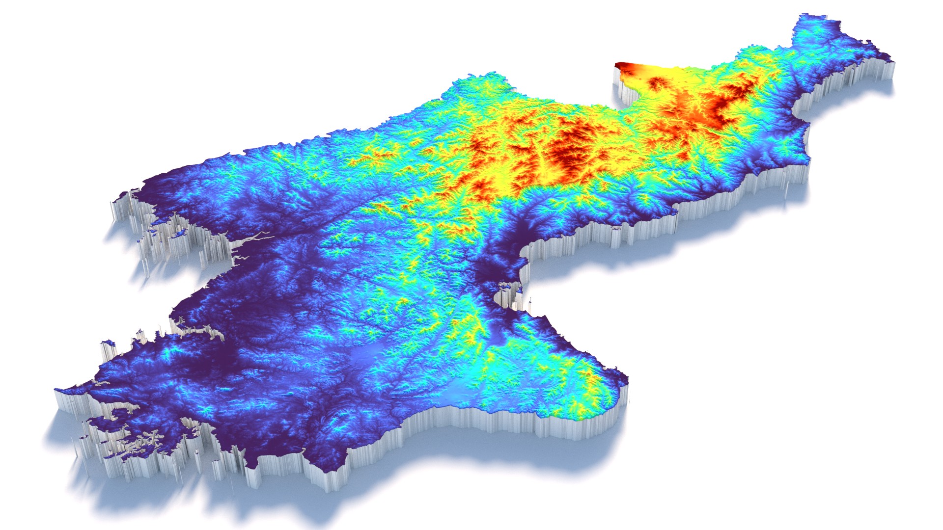 Korea Terrain Map by TurboCG | 3DOcean