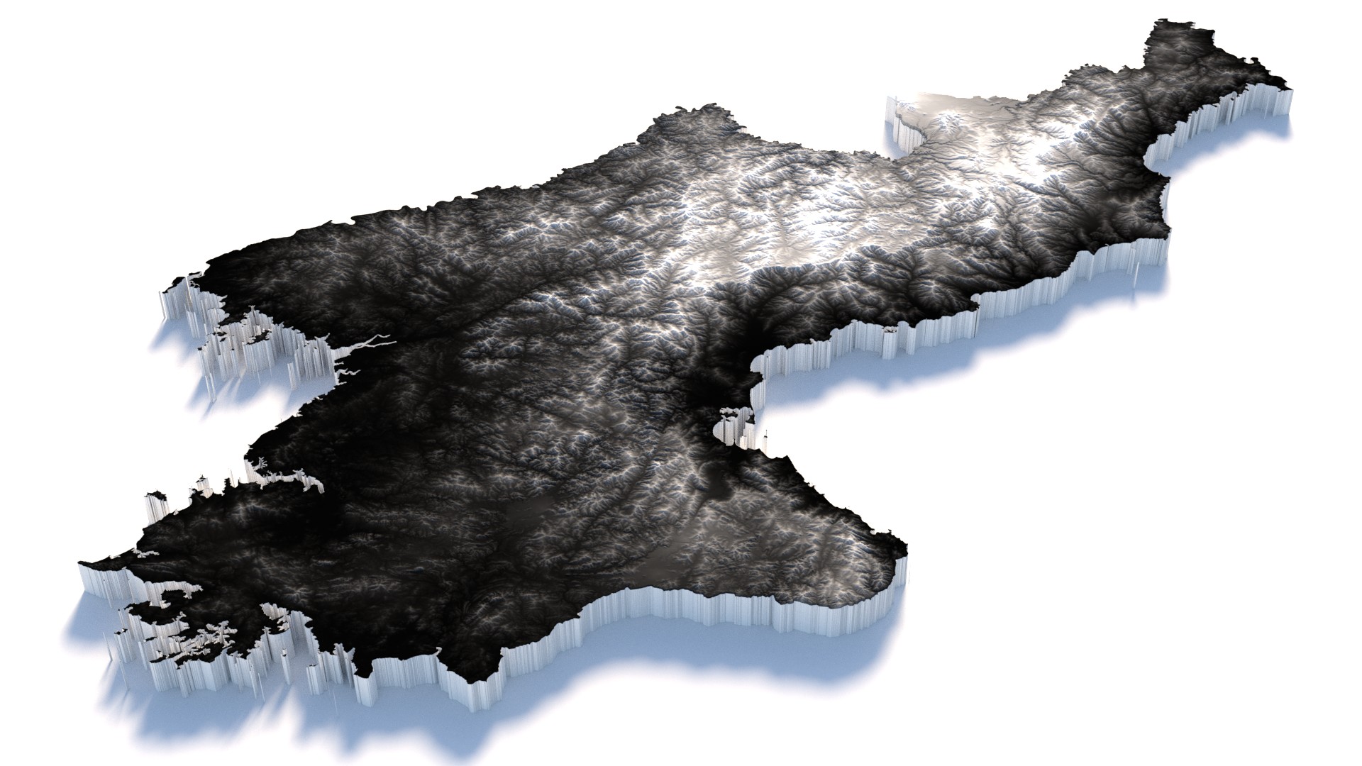 Korea Terrain Map by TurboCG | 3DOcean