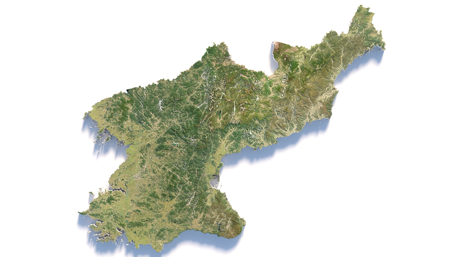 Korea Terrain Map by TurboCG | 3DOcean