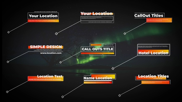 Modern Callout Titles, DaVinci Resolve Templates | VideoHive