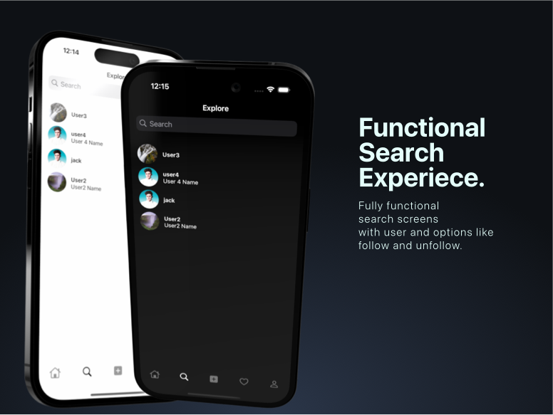 SnapVibe - Instagram inspired Full App Template, Instagram Clone Template, iOS, SwiftUI, Swift ...