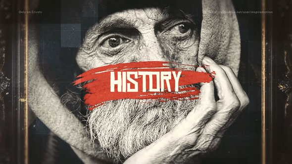Motivational History Timeline Slideshow, After Effects Project Files