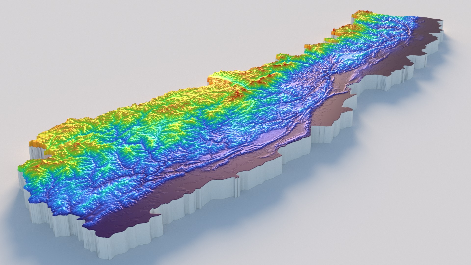 Nepal Terrain Map by TurboCG | 3DOcean