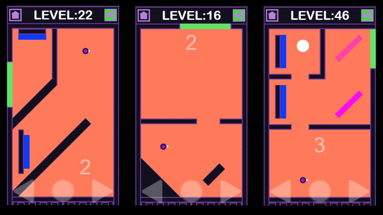 Triky Ball Shooter Fun Game: 2D Ball Bounce Shooting Challenge Puzzle- 50 Levels Construct 3 ...