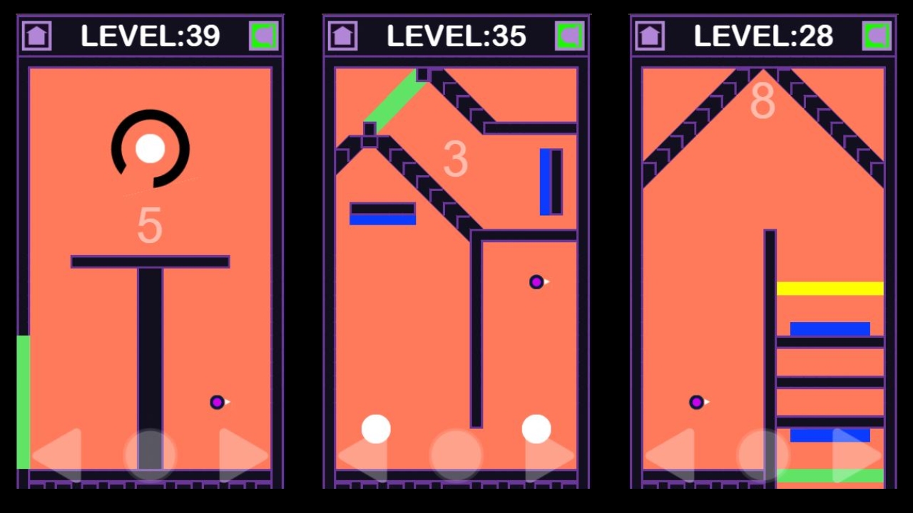 Triky Ball Shooter Fun Game: 2D Ball Bounce Shooting Challenge Puzzle- 50 Levels Construct 3 ...