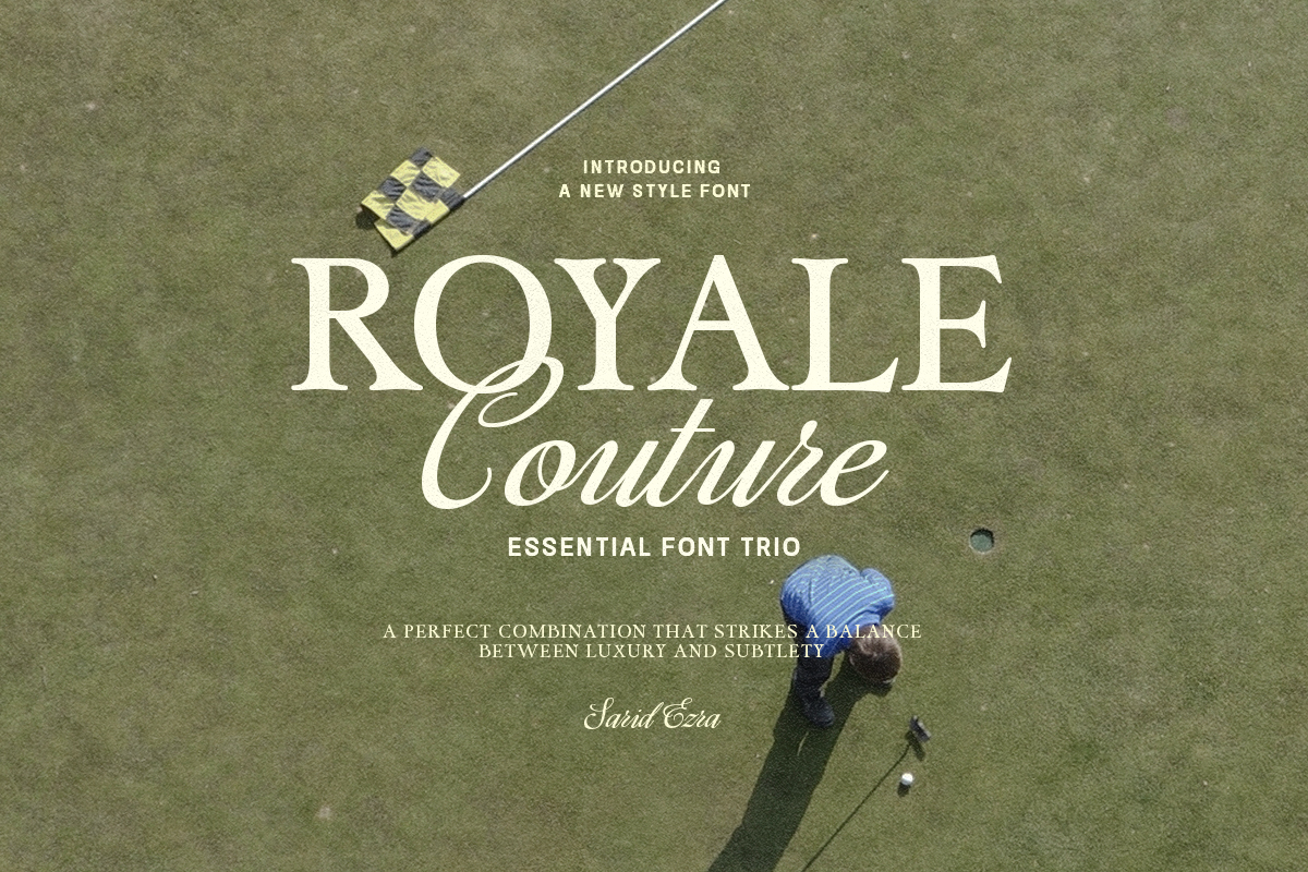 Royale Couture - Essential Font Trio, Fonts | GraphicRiver
