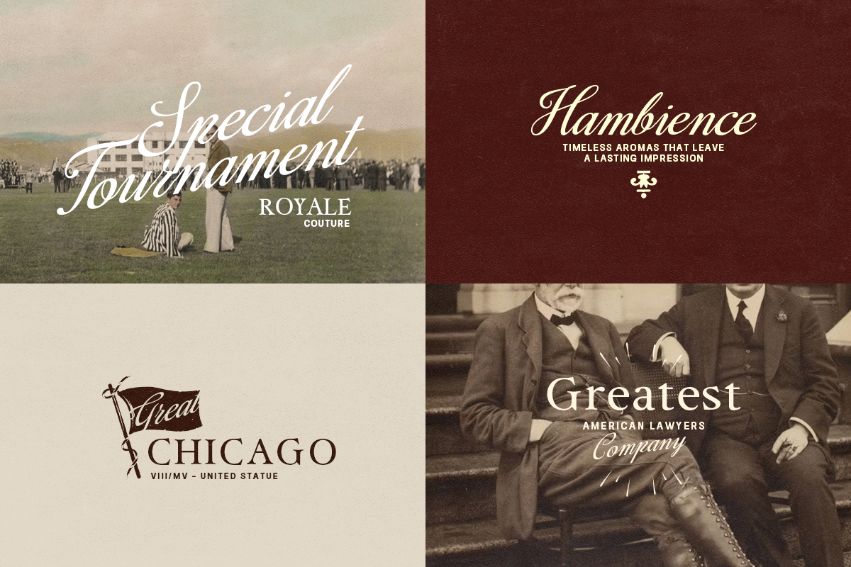 Royale Couture - Essential Font Trio, Fonts | GraphicRiver